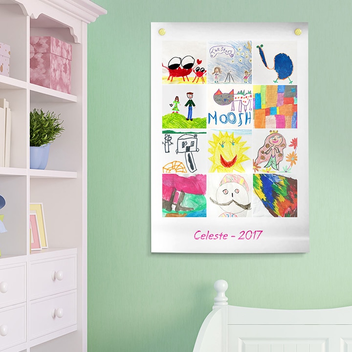 Get Creative! Transform Kids Art into a Personalized Poster Print ...